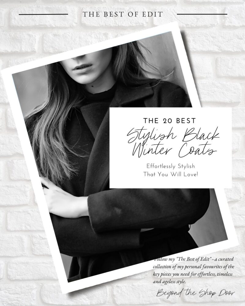 The 20 Best Stylish Black Winter Coats of 2019 - Beyond The Shop Door