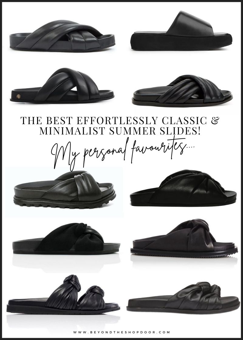 The 10 Best Minimalist Summer Slides - Effortlessly Classic - Beyond ...