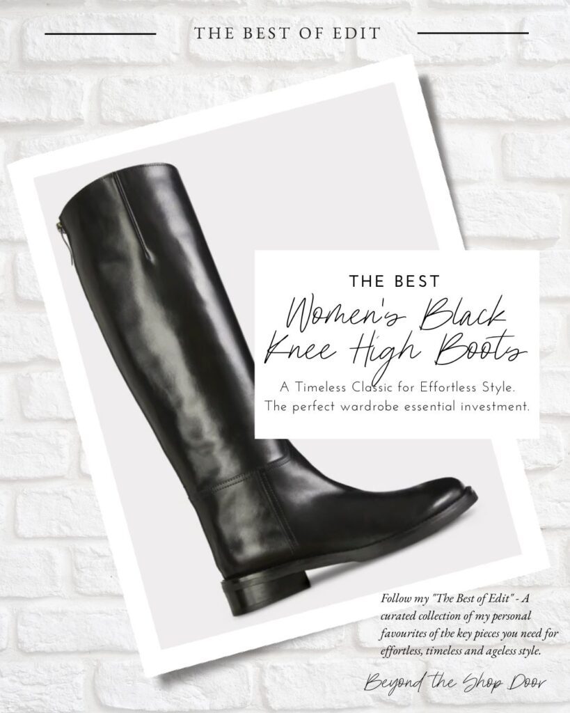 Discover the Timeless Appeal of Black Knee High Boots - Beyond The Shop ...
